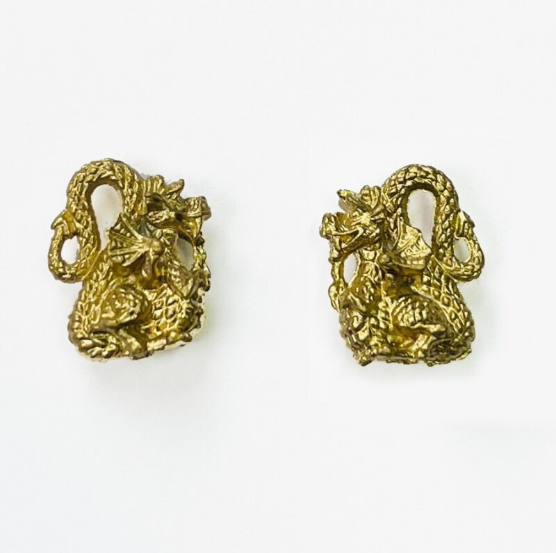 Дракон кошельковый, цвет золотой, Символ года Дракона LY-30045