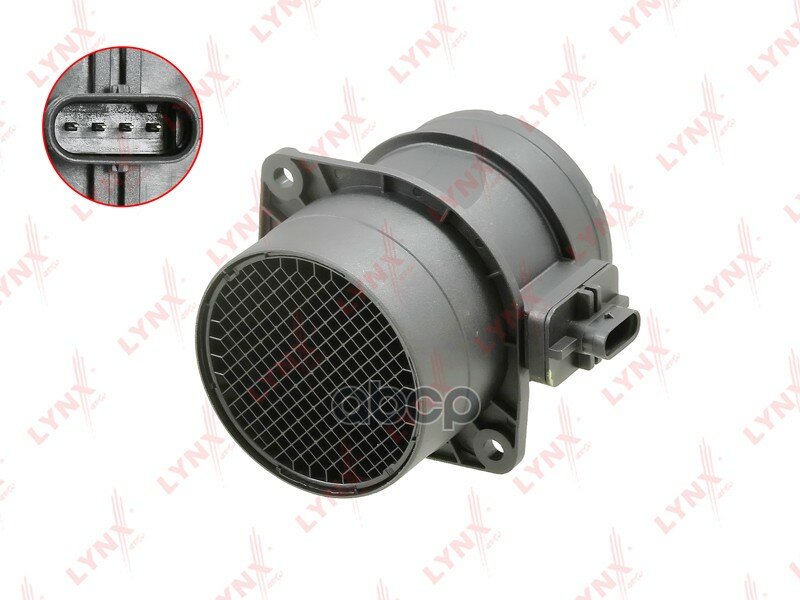 Датчик массового расхода воздуха AUDI A3 2.0D 03-16 / A4 2.0D 07-19 / A5 2.0D 07> / A6 2.0D 10-18 / LYNXauto арт. dm-1468