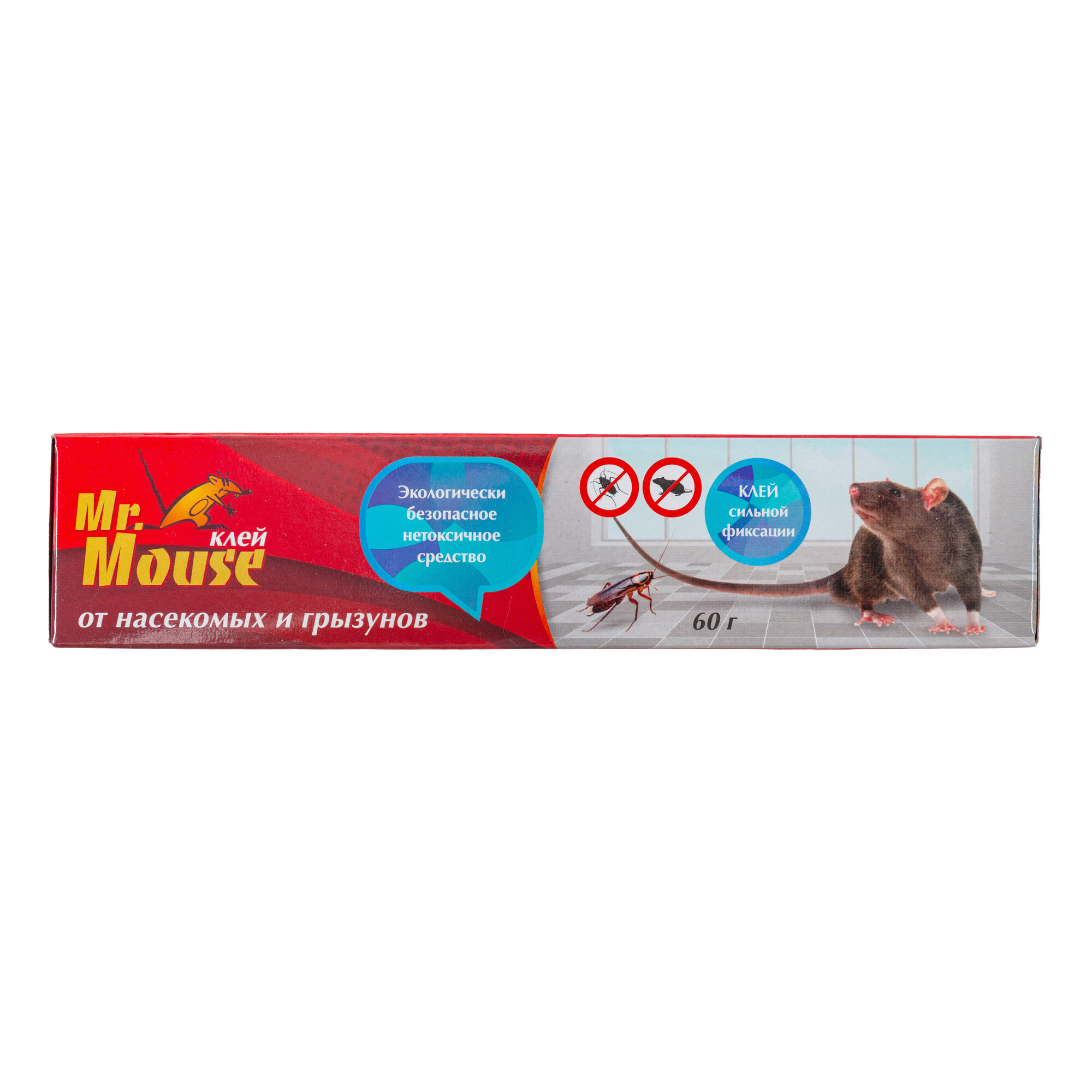 Клей от грызунов и насекомых сильной фиксации, туба 60 гр, Mr. Mouse