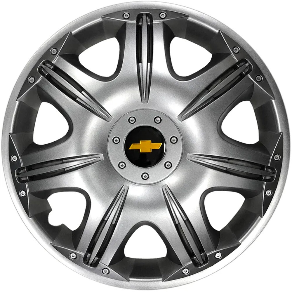 Автомобильные колпаки на диски ШЕВ опус R15", в комплекте 4 колпака