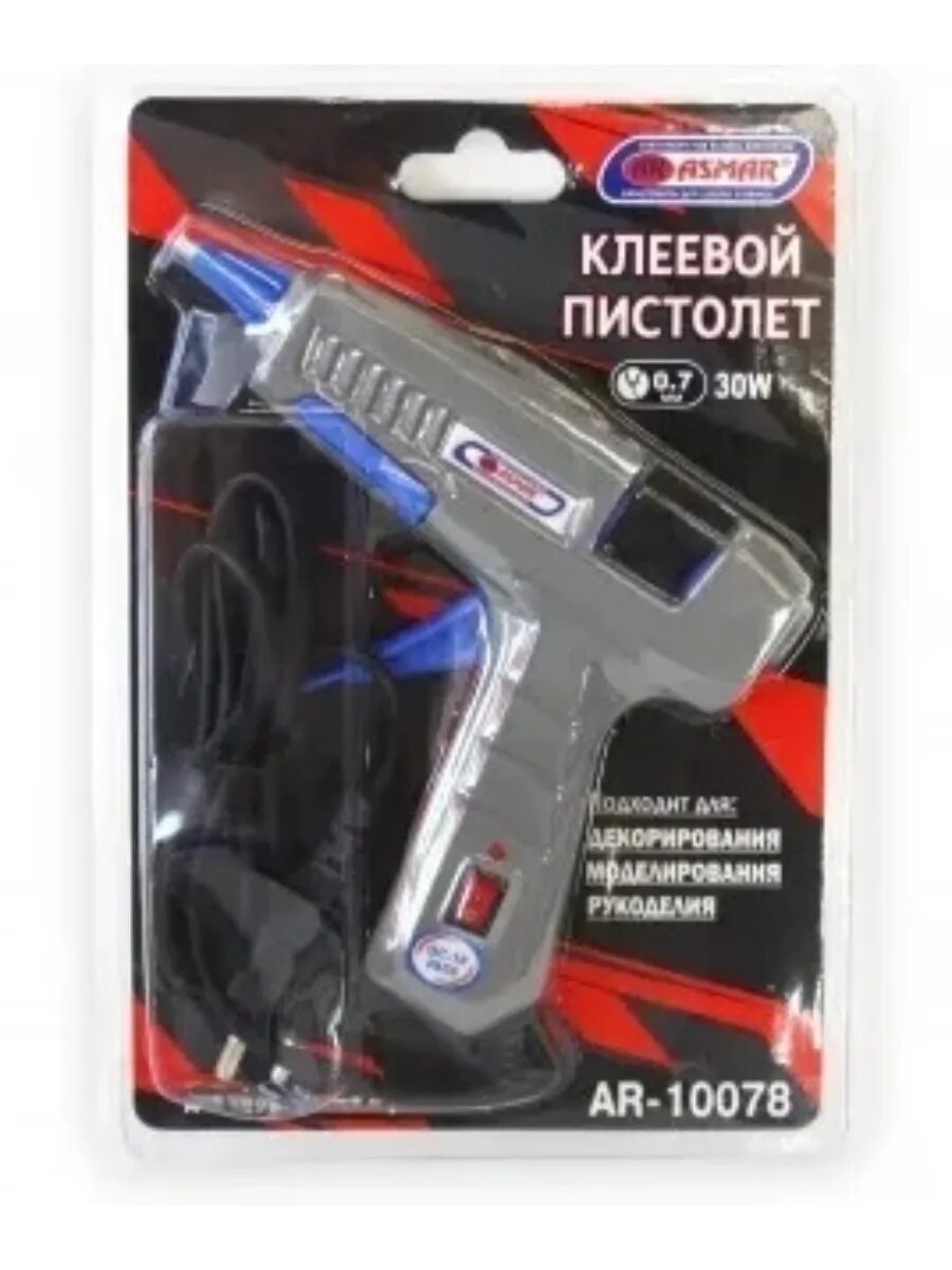 Пистолет для горячего клея(термопистолет), 7 мм, 30 Ватт