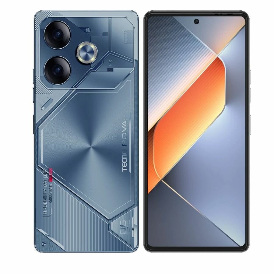 Смартфон Tecno POVA 6 12/256GB голубой