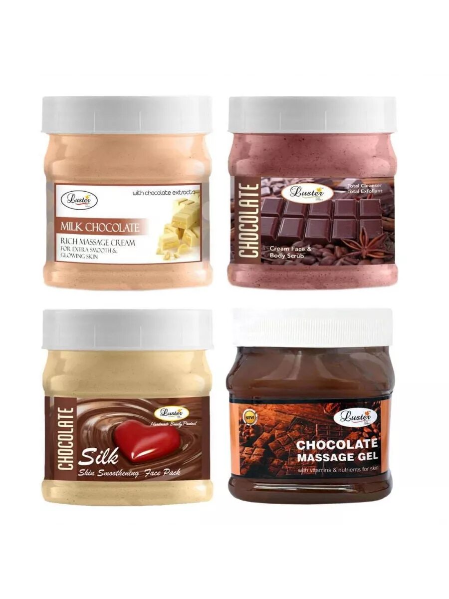 Набор для лица Luster Chocolate Facial Kit, 6 продуктов, 40 мл