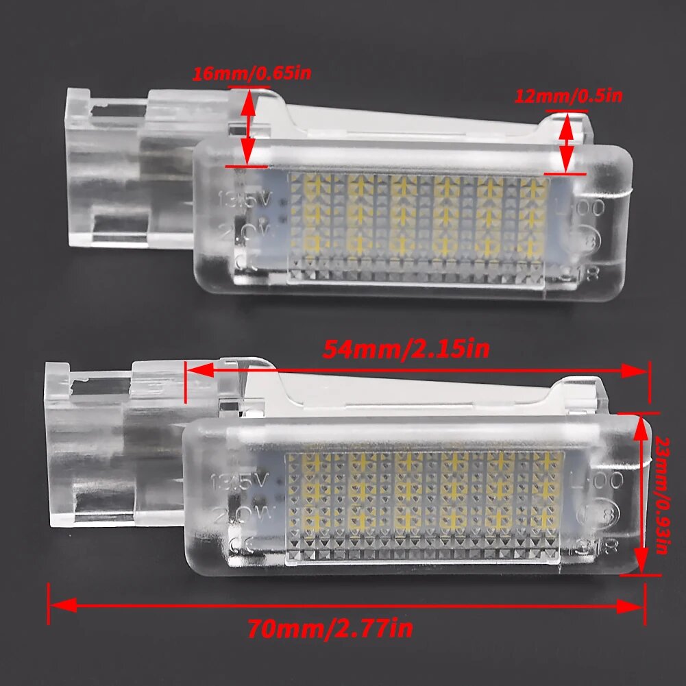 Светодиодный осветительных приборов для ног светильник Чемодан отсек подсветки перчаточного ящика лампа для Seat Ateca Альгамбра Skoda Rapid Superb VW Golf 5 6 Caddy Passat B6 B7