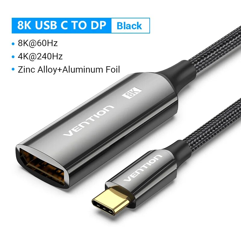 Кабель Vention USB C на DisplayPort