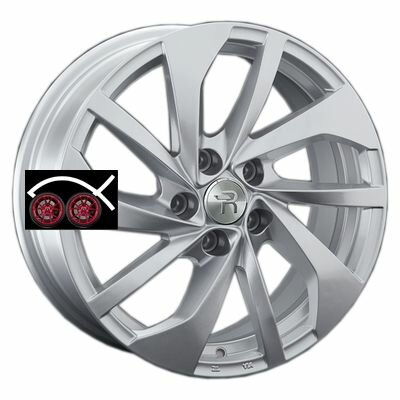Колесный диск Replay NS206 7x17 5x114.3 ET40 D66.1 серебристый