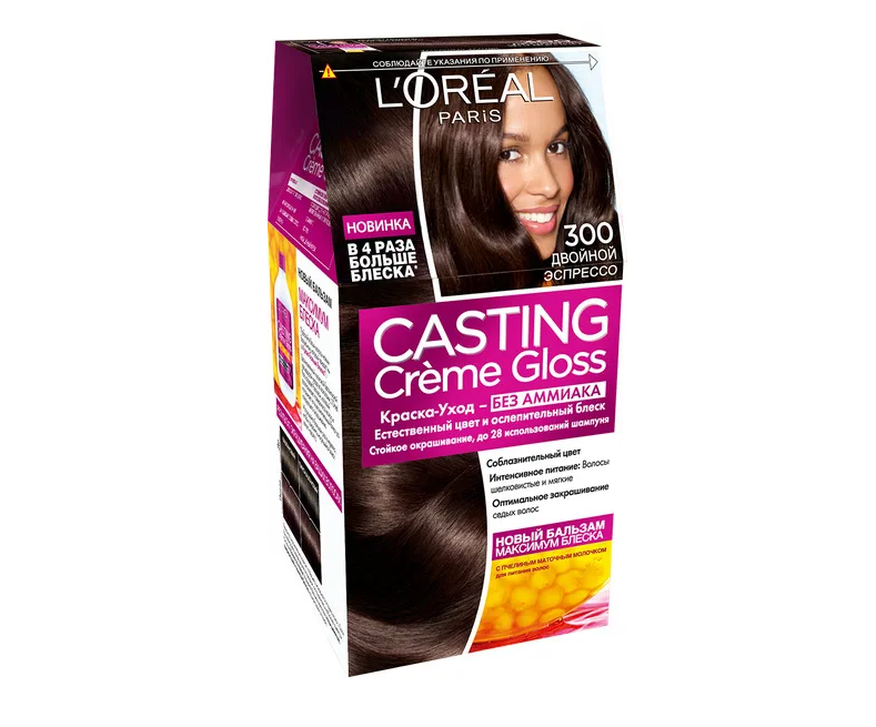 Краска для волос L'OREAL Casting Creme Gloss 300 Дв. эспресс