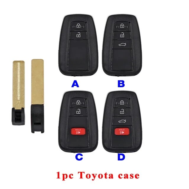 Корпус ключа Toyota Lexus, 1pc shell, A