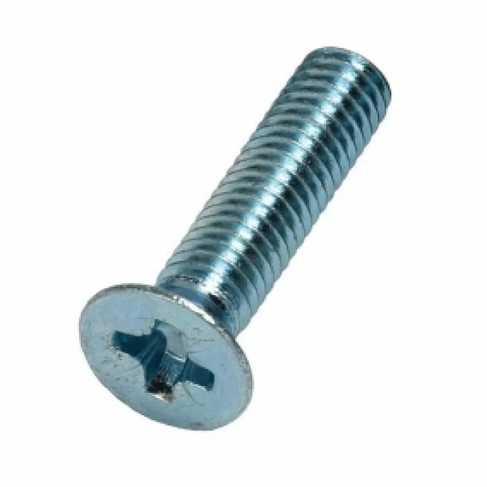 Винт DIN 965 М5х60 потайная голова класс прочности 4.8 покрытие цинк Крепдил