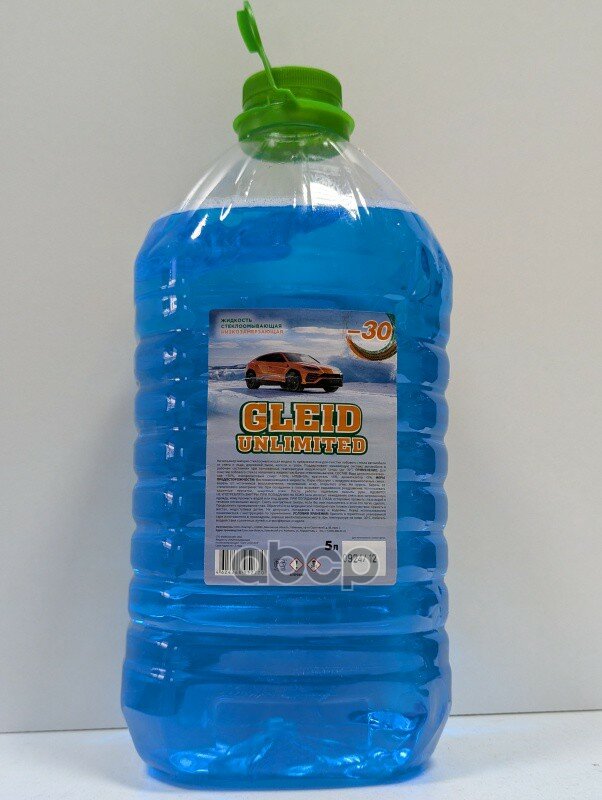 Стеклоомывающая Жидкость -30С 4,3л антилед 4шт. Gleid арт. 715411