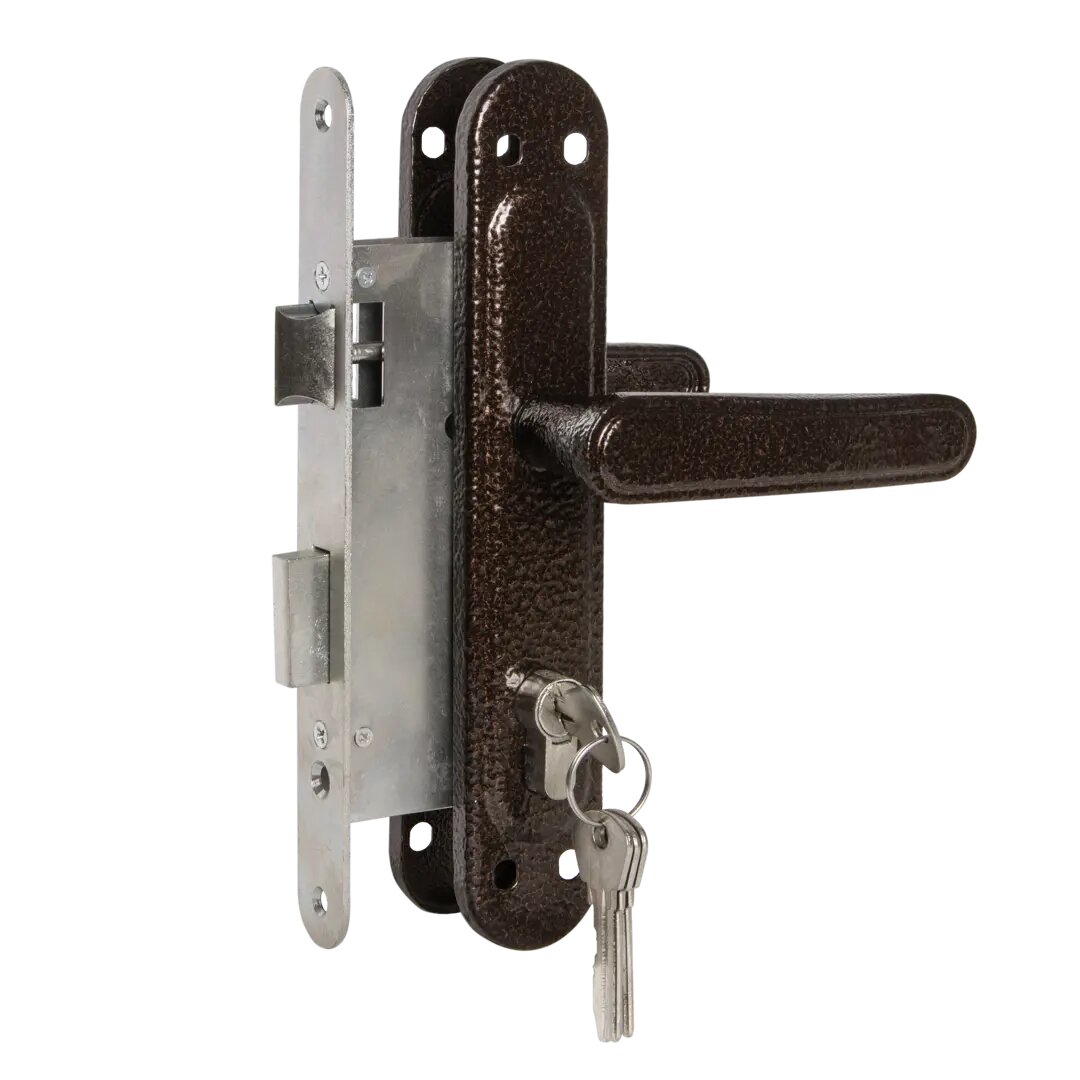 Замок врезной ЗВ4-72.03, цвет медь