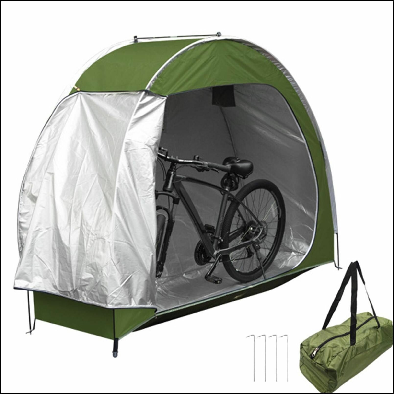 Наружная палатка для хранения велосипедов из ткани Оксфорд 210D водонепроницаемая для хранения велосипедов