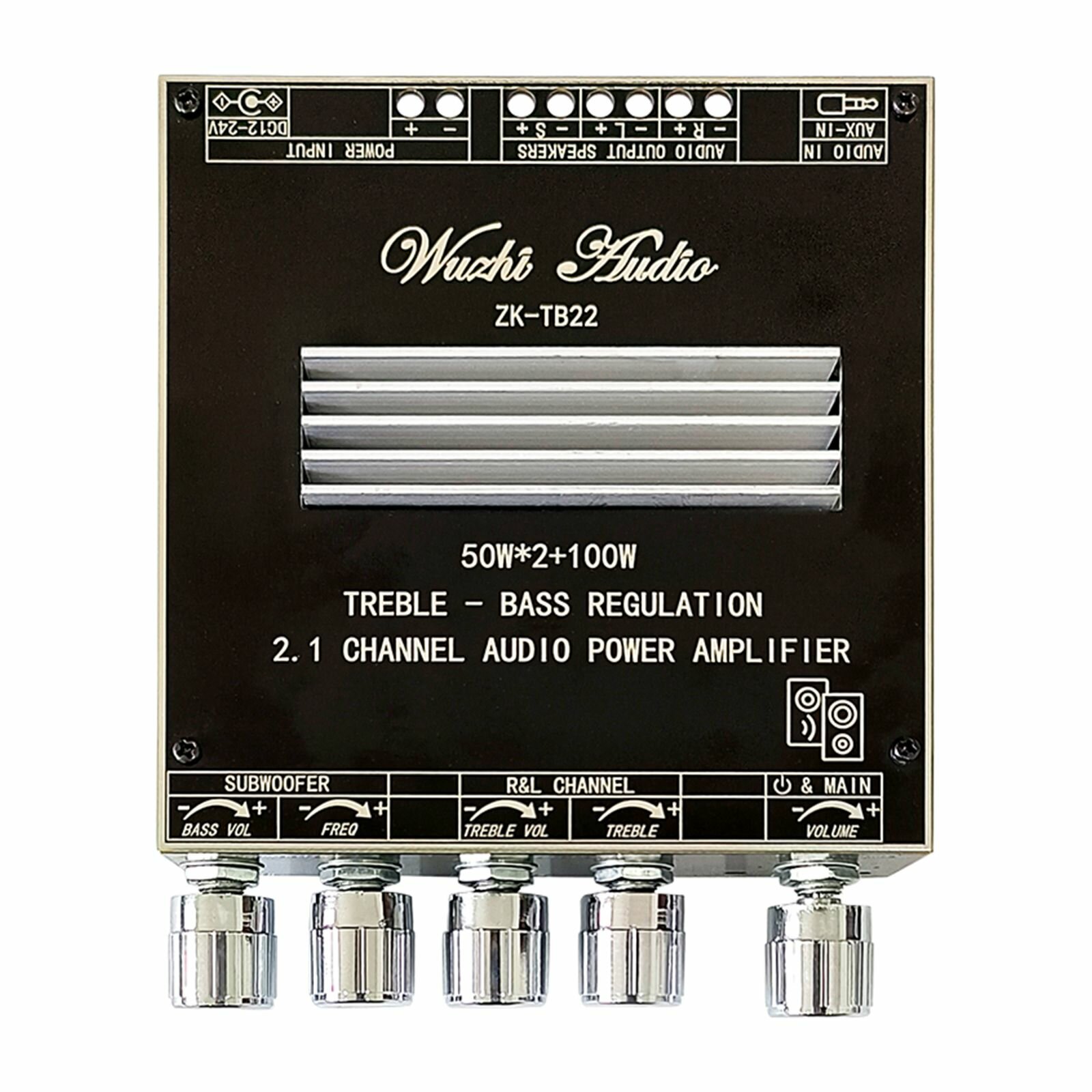 (1x) ZK-TB222.1 канал Bluetooth аудио усилитель модуль платы - Shell версия