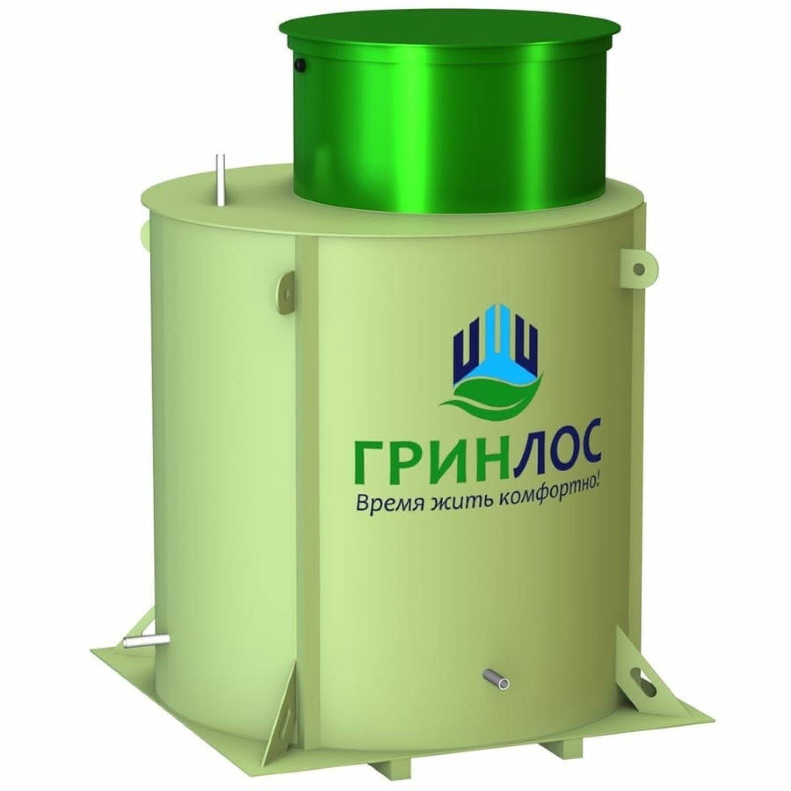 Пластиковый кессон для скважины гринлос Кессон 5 (1.5*1.5*2 м) с лестницей