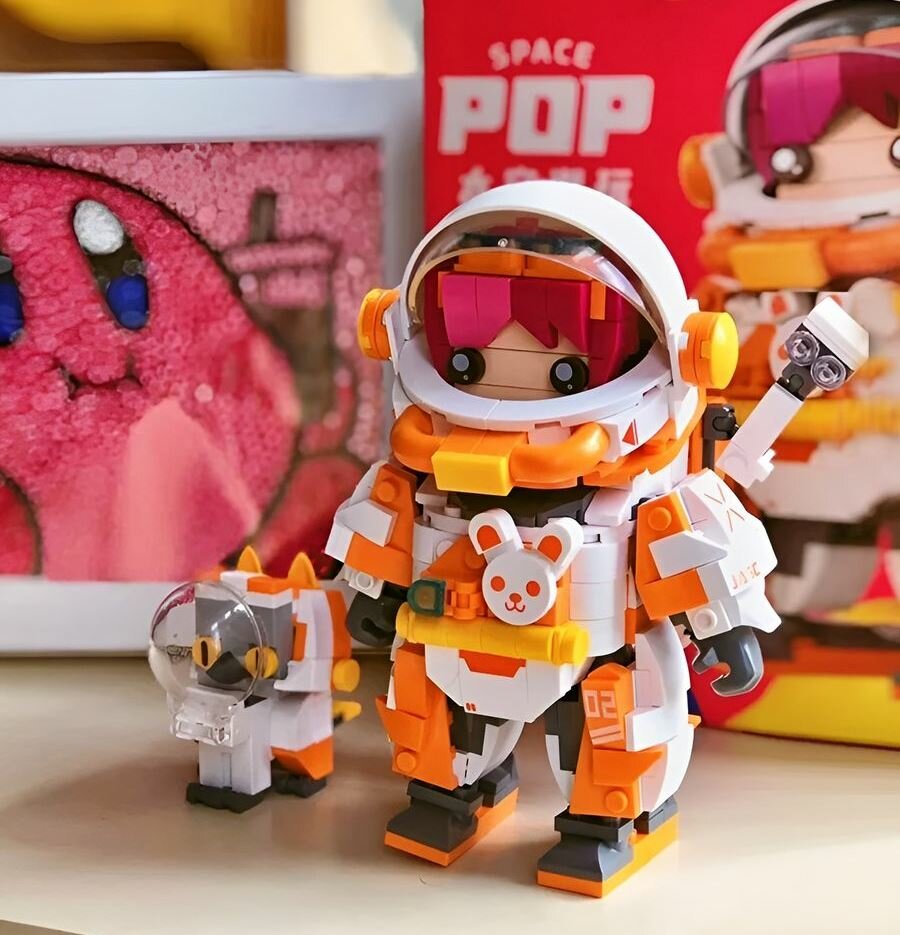 Конструктор JAKI "Питомец Космонавта" JK9108, 497 элементов, от 8 до 18 лет