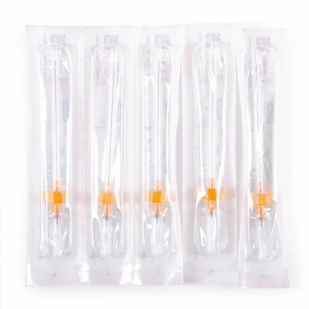 Катетер ветеринарный "KRAUUSE", для лошадей, внутривенный, 14G, 2.10 x 80 мм. Цена за 1 шт .