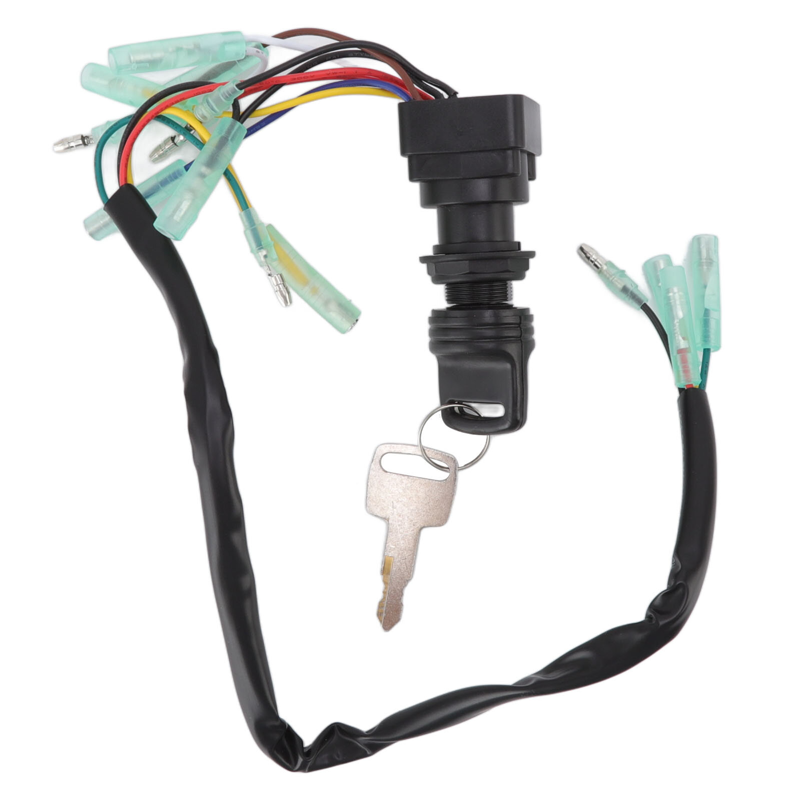 Замена зажигательного выключателя Зажигательный выключатель с ключом Assy для морского мотора PARSUN 703‑82510‑43, материал пластик и металл, вес 152г, подходит для Lingxuan, Hidea и других моделей