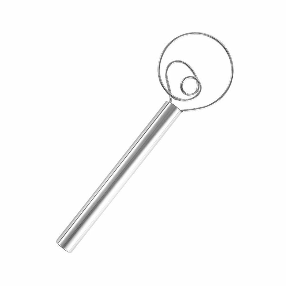 Датский венчик для теста из нержавеющей стали 18/8, пищевой голландский ручной миксер для теста, для эффективного смешивания и смешивания