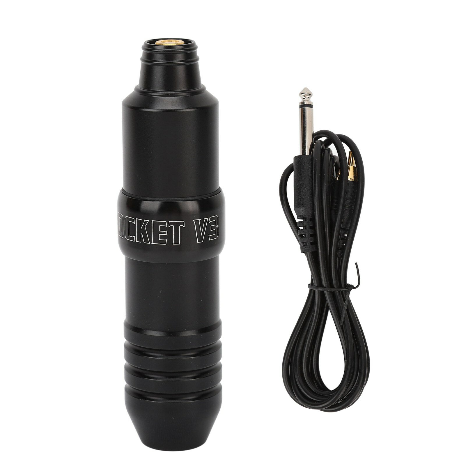 Роторный картридж для тату-ручки, игла, высокочастотное напряжение, регулируемая легкая тату-машина с шнуром RCA, черный