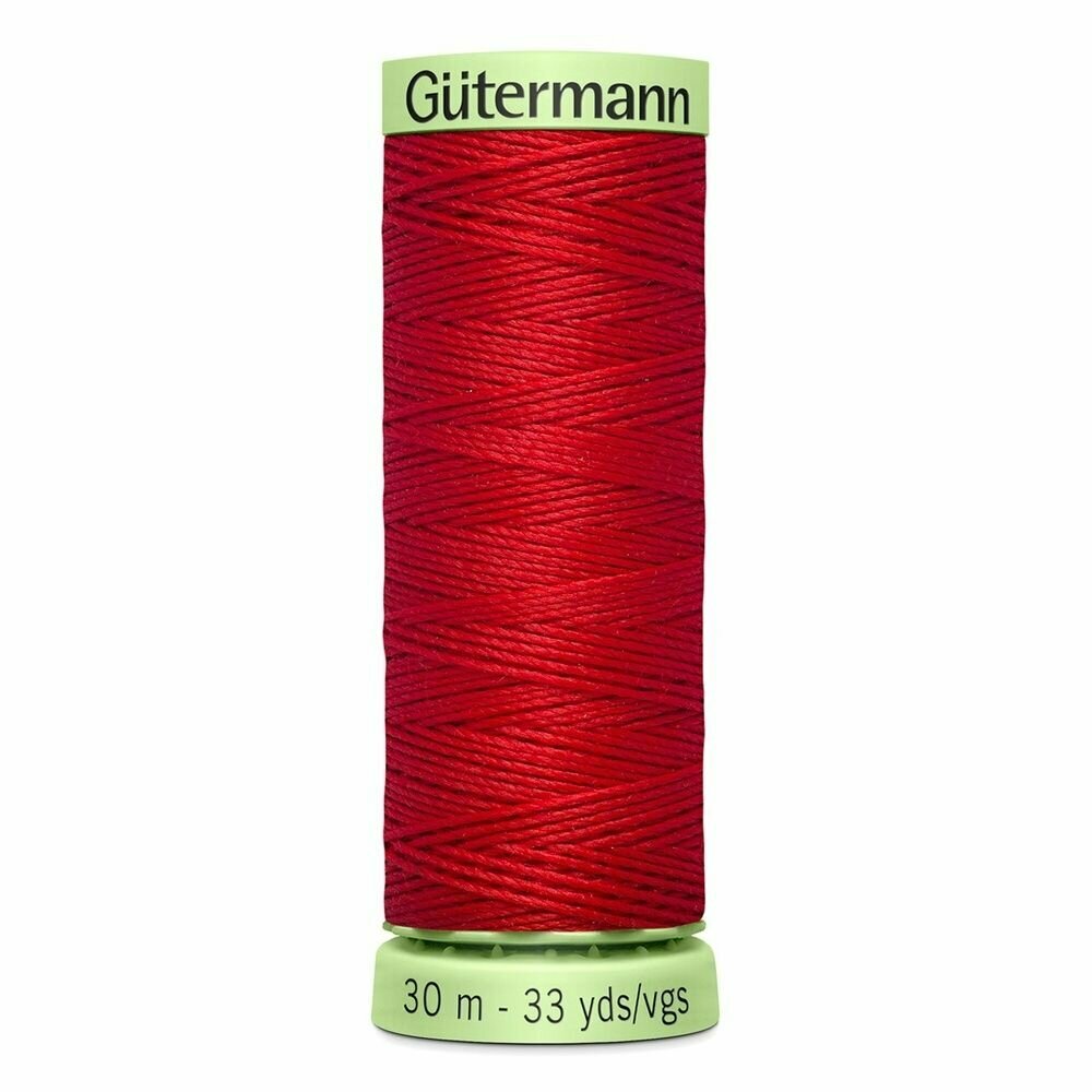 Декоративная нить Gutermann Top Stitch 30/30 м для отстрочки, 100% полиэстер, цвет 365 ярко-алый, 5 шт (3)