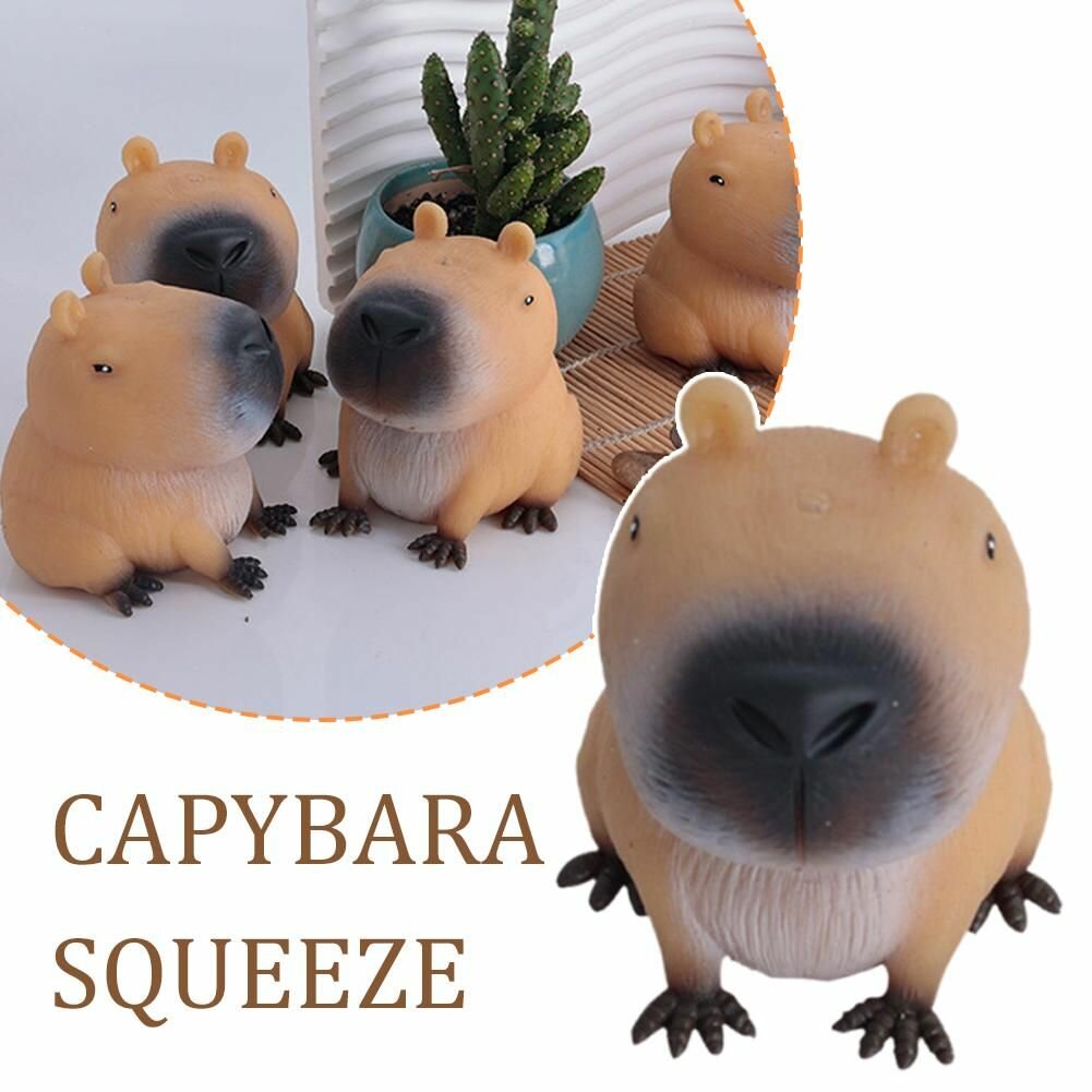 Сквиш антистресс капибара, Сквиш игрушка , Капибара
