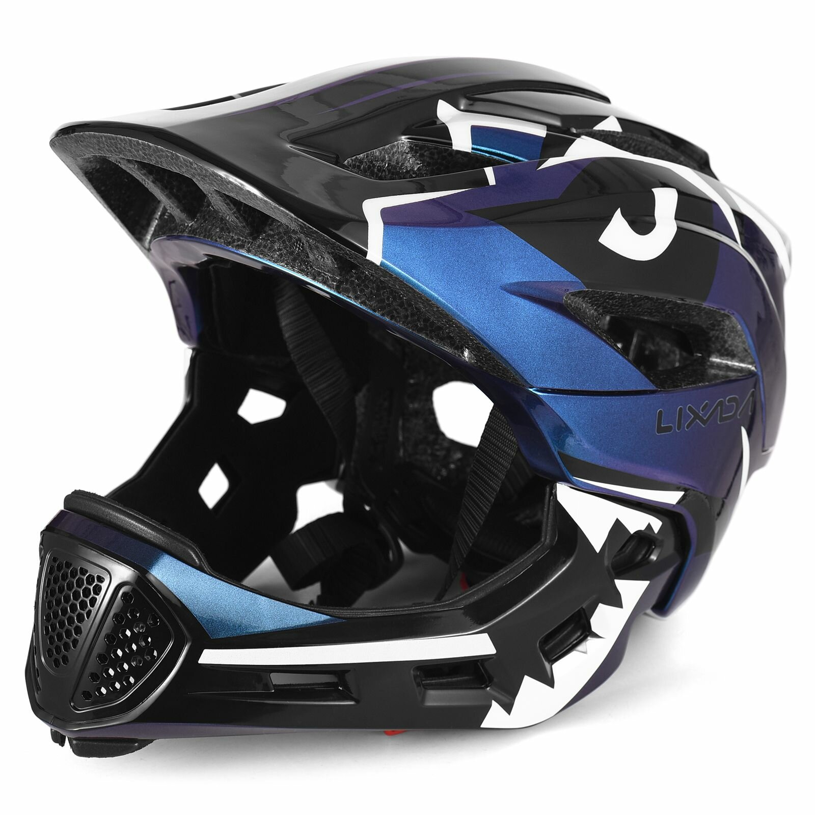 Детский съемный полный шлем, детский спортивный защитный шлем для езды на велосипеде,