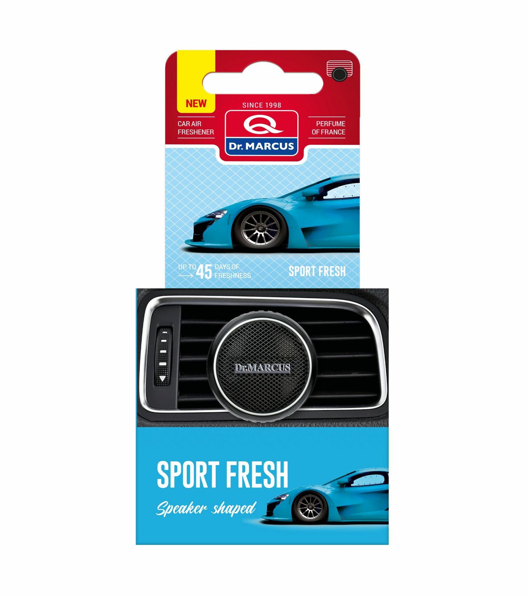 Ароматизатор на дефлектор Dr.Marcus Speaker Shaped Sport Fresh 21г DM178box