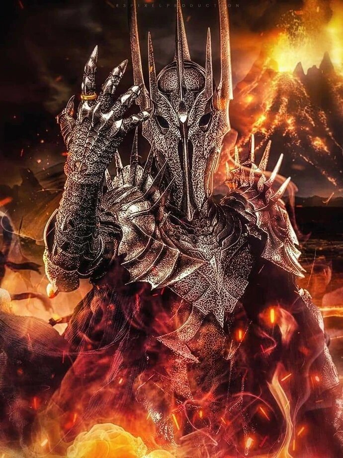 Алмазная мозаика на подрамнике "Властелин колец" круглые бриллианты 40х50см