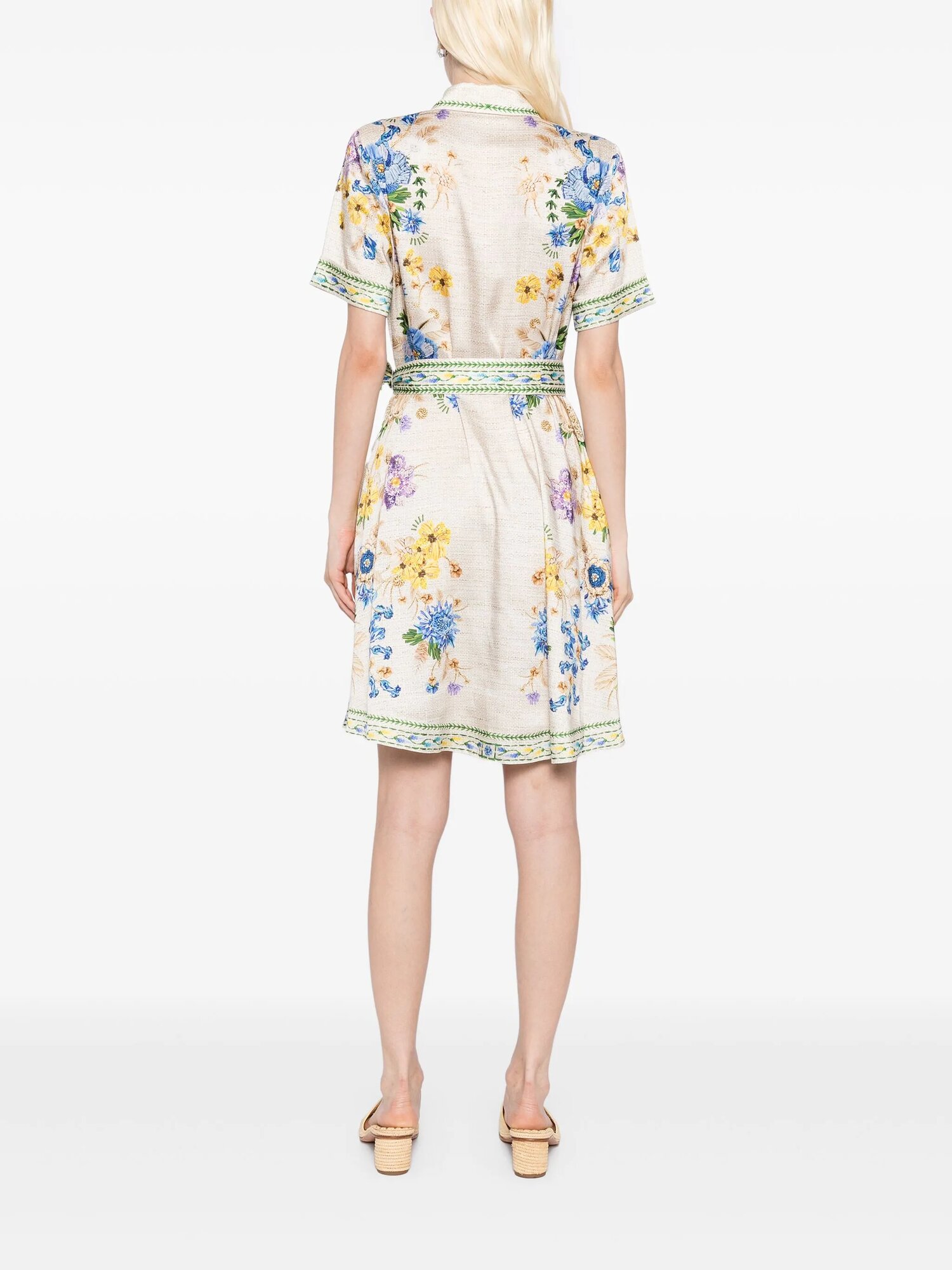 Платье MARY KATRANTZOU Chima, размер 8, разноцветный — фото 1