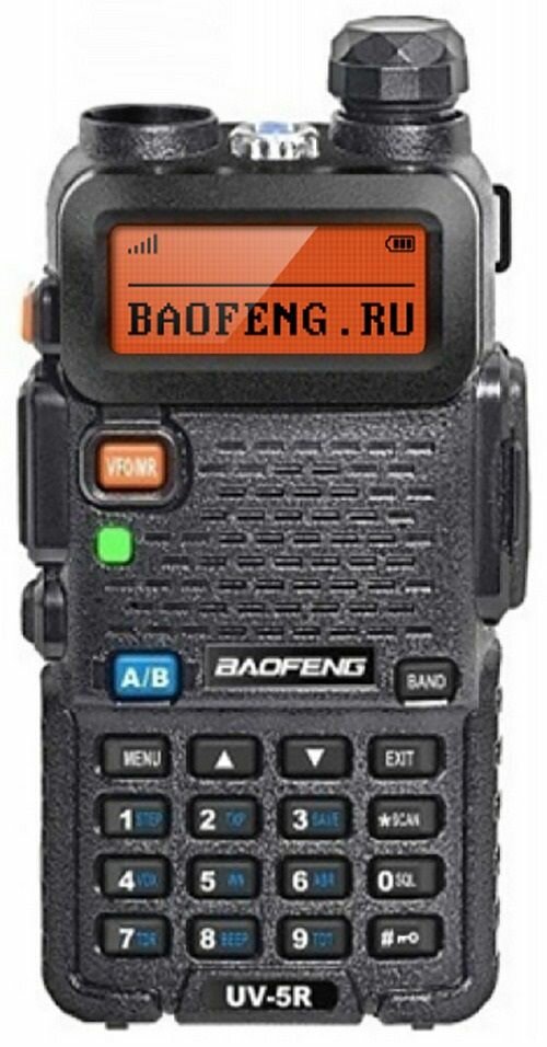 Радиостанция Baofeng UV-5R 8W (3 режима мощности)del