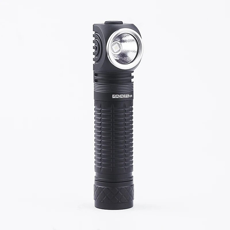 PIONEMAN K28 Фонарик налобный черный SFT40, Черный, black, 3000K, No battery