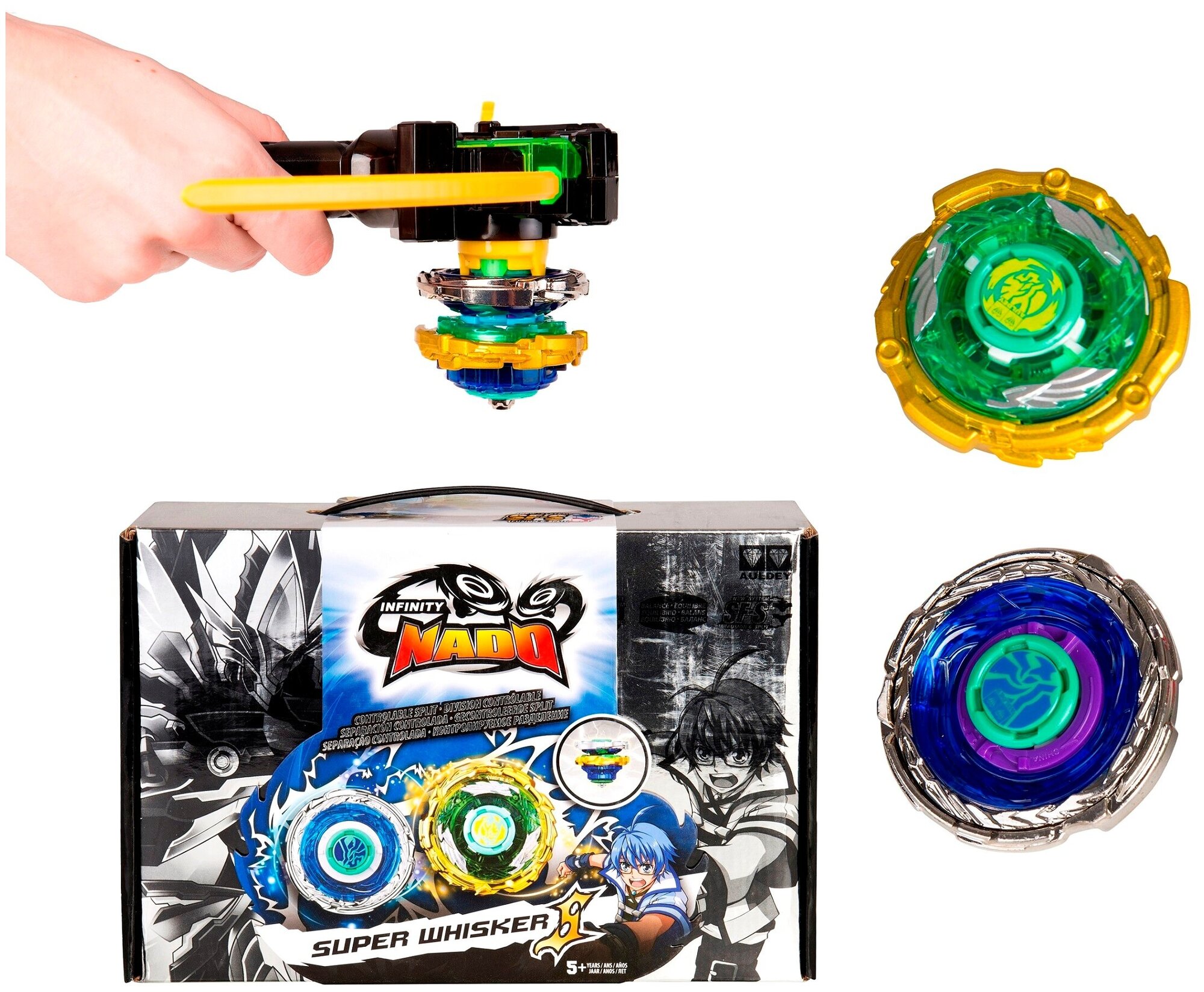 Волчок Infinity Nado Super Whisker Крэк 36063