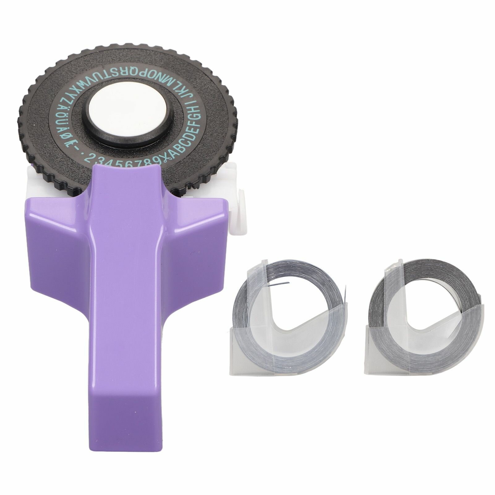 Машина для тиснения этикеток (мини, портативная, фиолетовая, DIY)