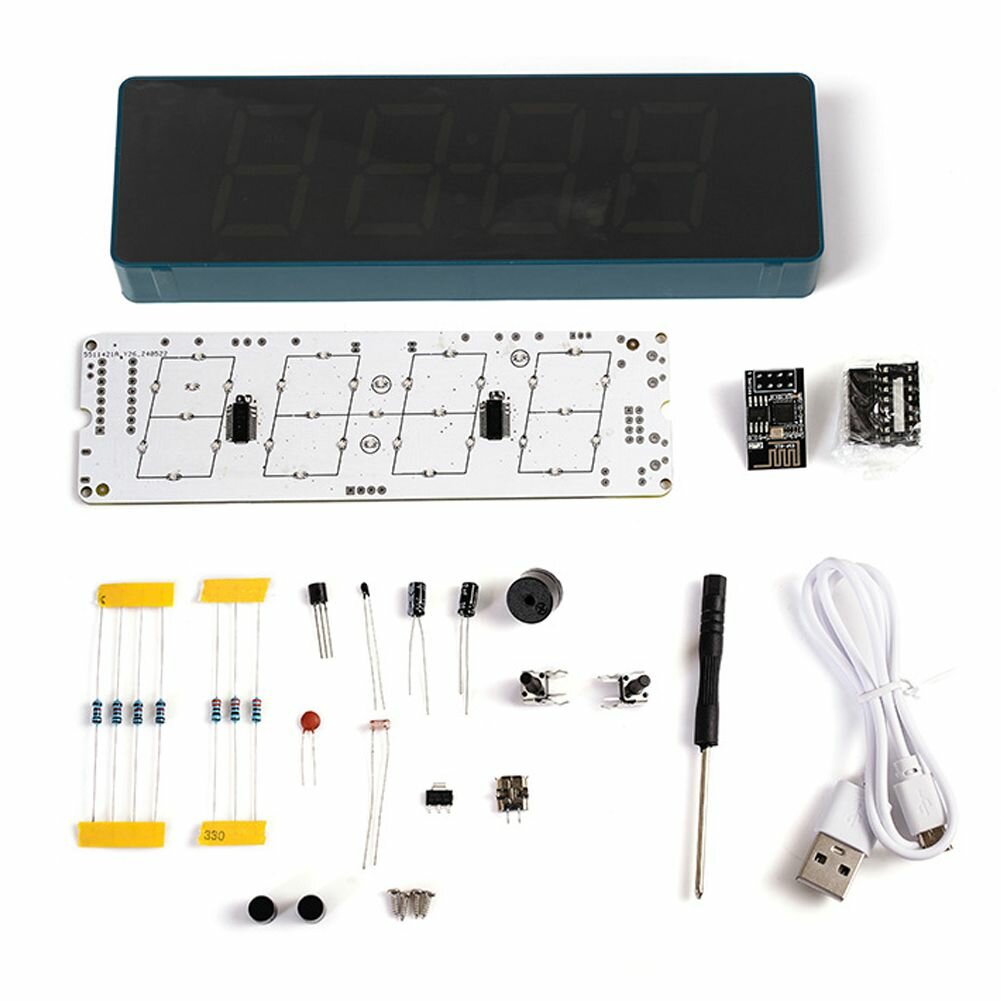 ESP8266 WiFi часы с интеллектуальным дисплеем и синхронизацией времени