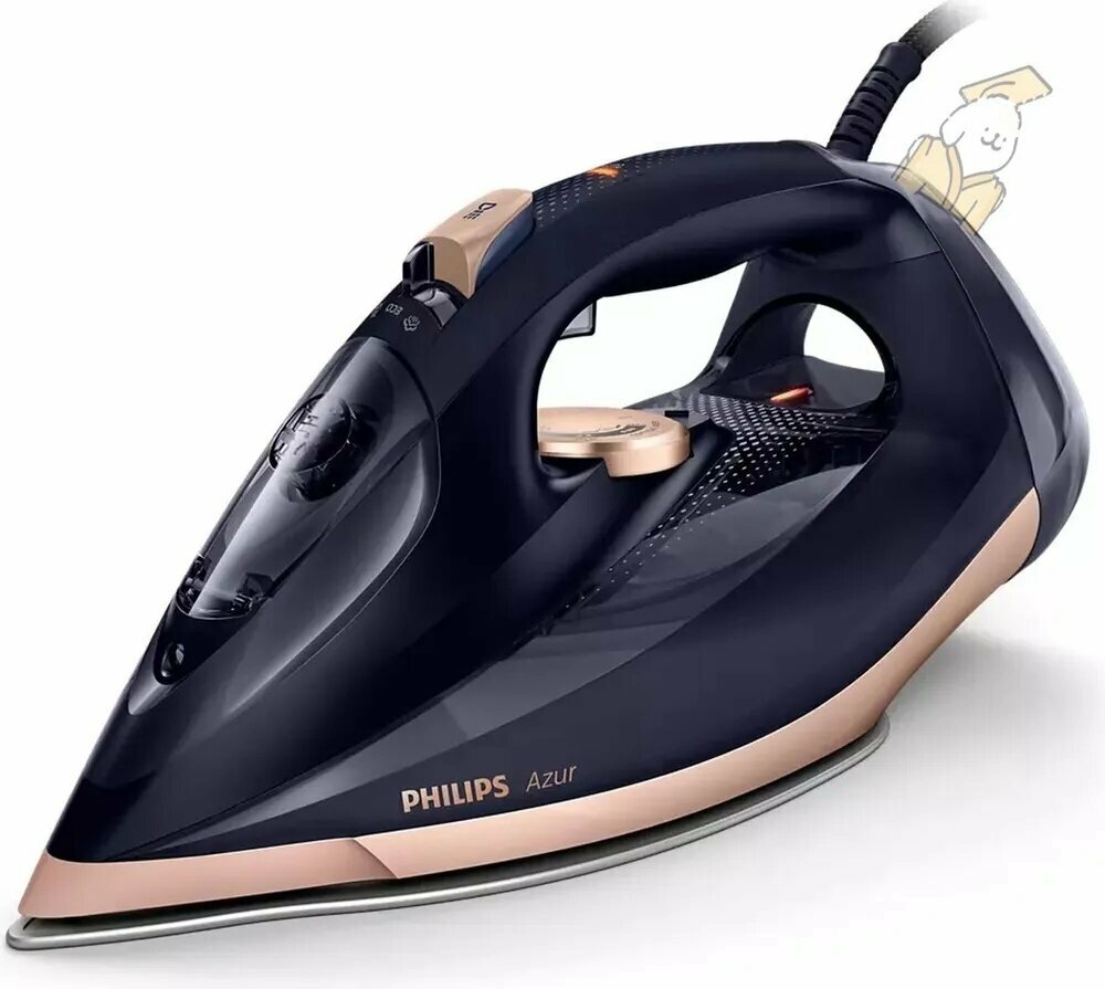 Утюг паровой Philips Azur GC4909/60, паровой удар 250 г/мин, царапиноустойчивая подошва — фото 1