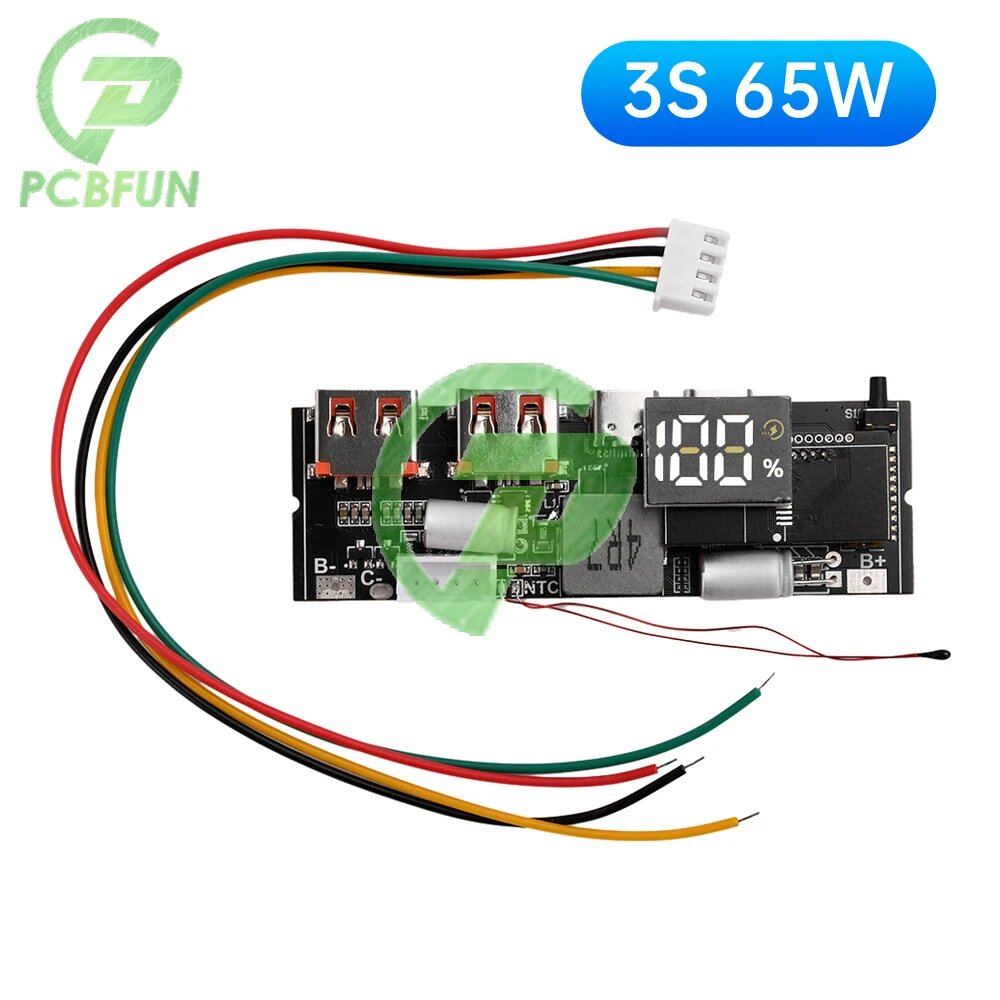 DIY Power Bank Модуль для быстрой зарядки pcbfun