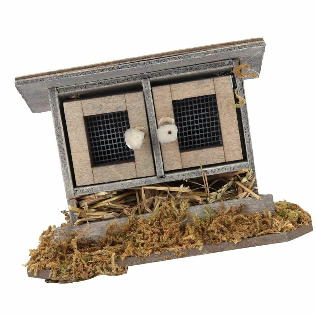 Миниатюрный деревянный курятник для кукольного домика, фермерский декор
