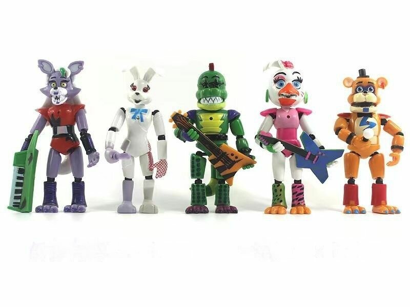 Набор Фигурок Аниматроник 5 героев (Five Nights at Freddy's - FNAF) Наф 5 ночей с Фреди,13-14cm