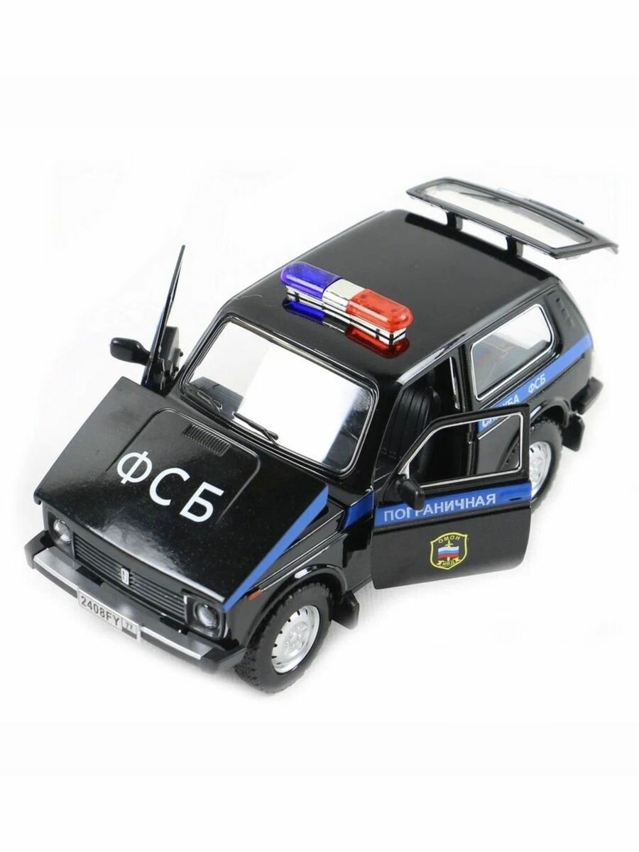 Машинка металлическая Нива ФСБ / ДПС