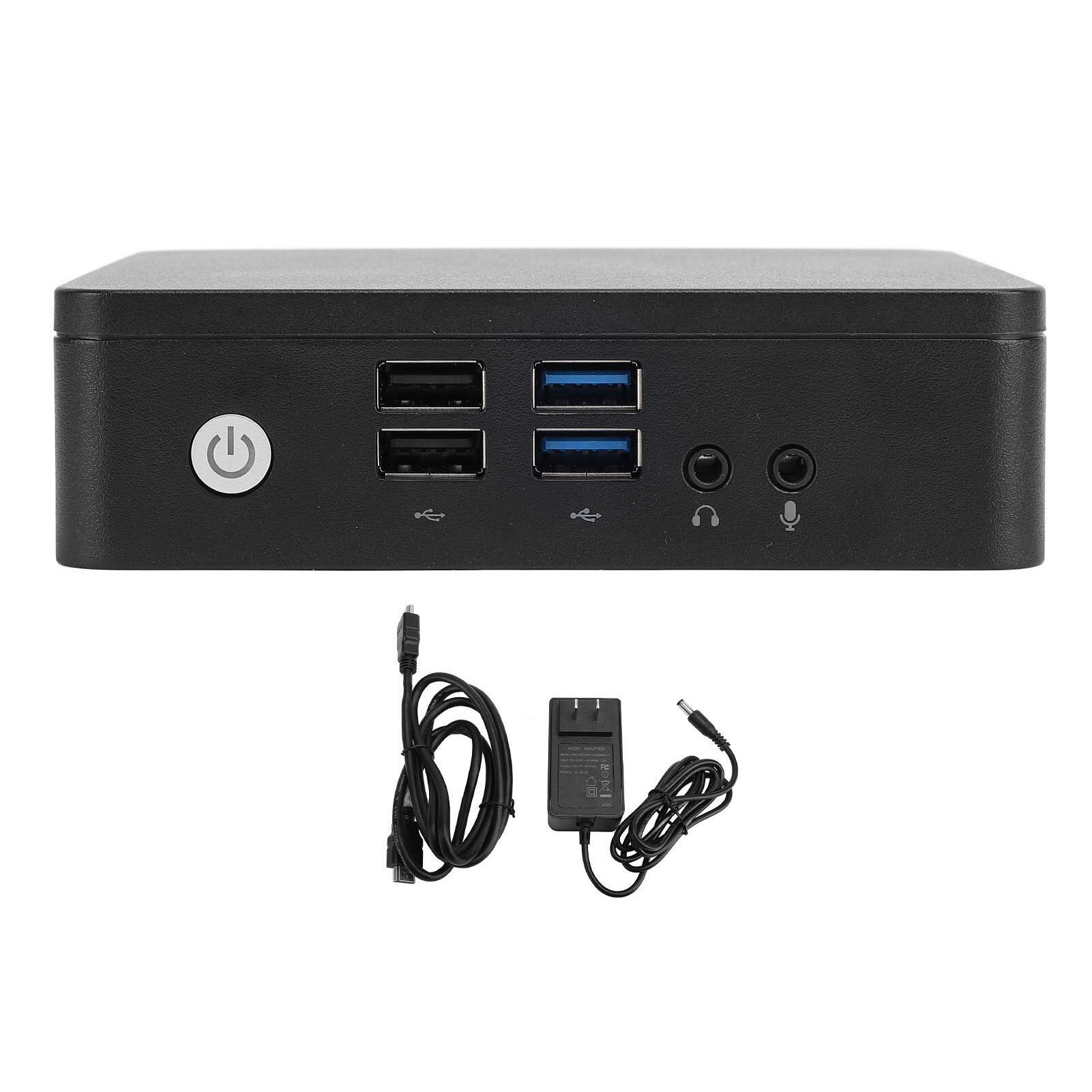 X5-Z8350 Micro PC 4G RAM 64GB SSD Small Desktop Computer 4K 2.4G 5.0G Dual Band Gigabit Ethernet for Home Gaming Office US Plug