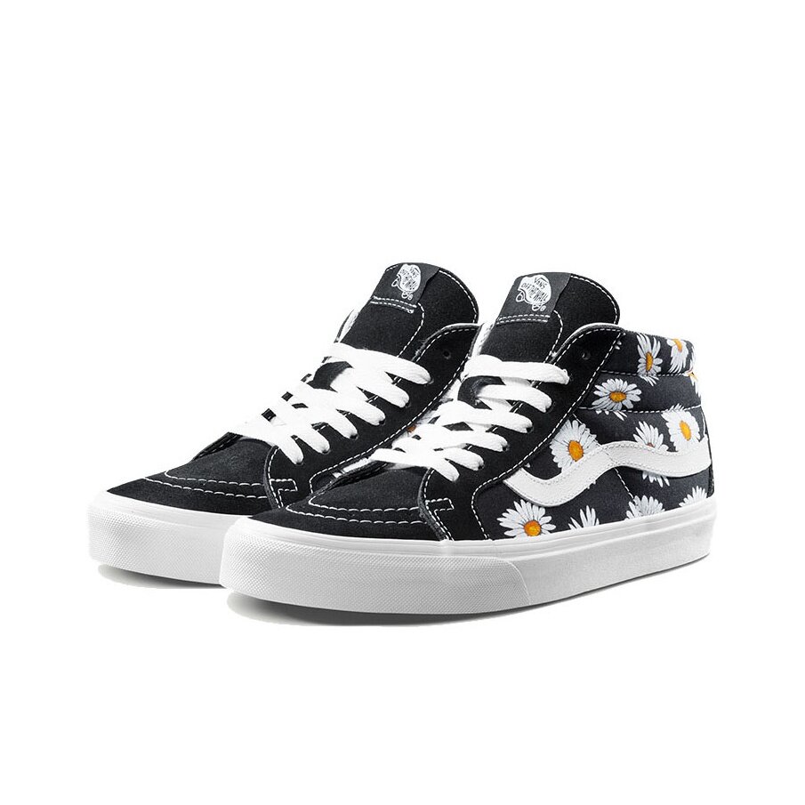 Кроссовки VANS SK8 MID, размер EU 36 стопа (22.5CM), черный — фото 1