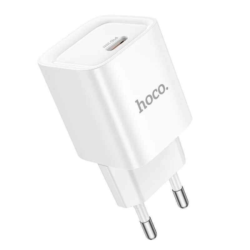 Блок питания HOCO C146A TypeC PD20W, 3000 mA, быстрая зарядка, белый