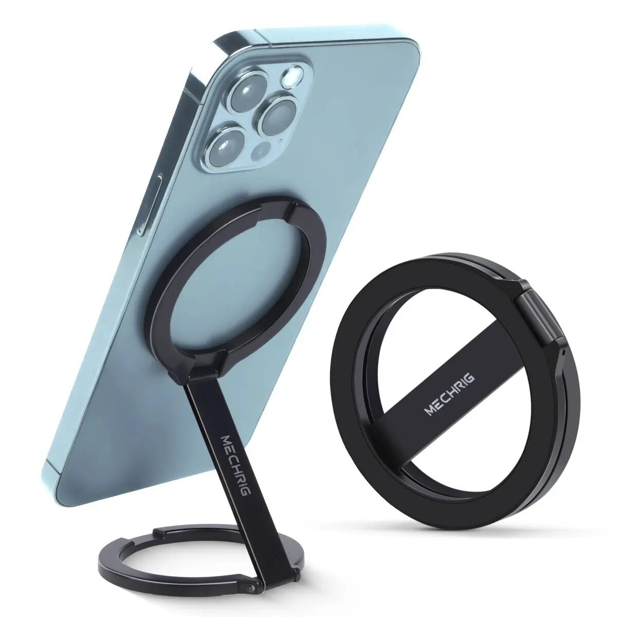 Mechrig Magsafe двухсторонний магнитный портативный складной держатель для телефона кольцо для MagSafe подставка магнитная ручка для iPhone Huawei