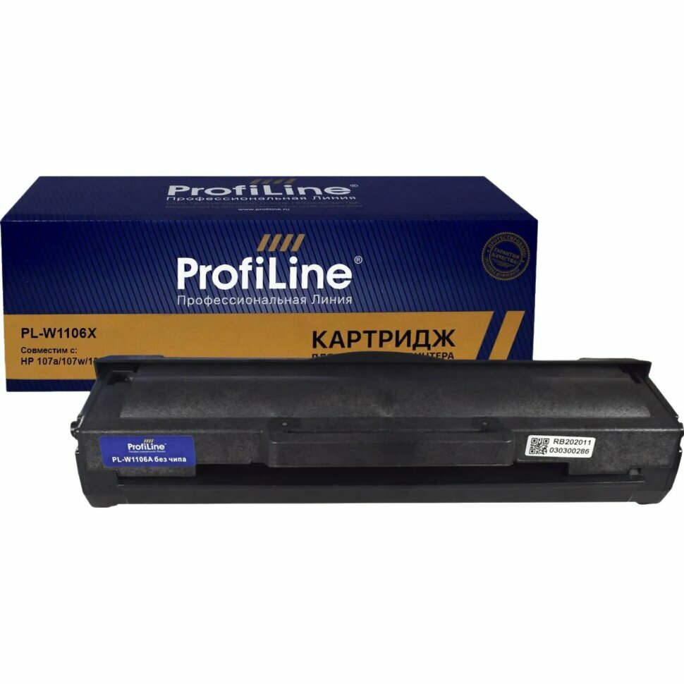 Картридж лазерный Profiline W1106X чер. для HP 107a/MFP 135a, 2392683
