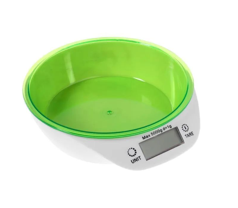 Кухонные весы LettBrin, с чашей, электронные, точность 1г, до 5кг