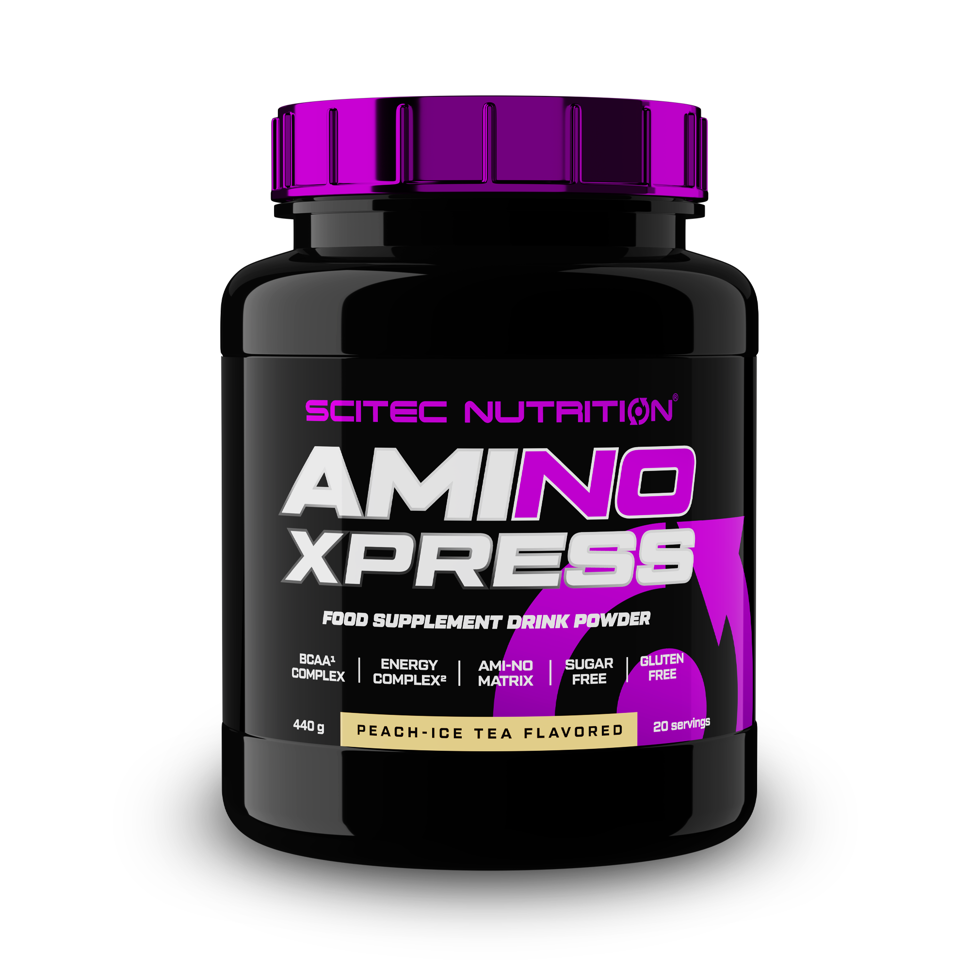 Оксид азота / Аминокислоты Сайтек Нутришн / Scitec Nutrition Ами-но Экспресc/ Ami-NO Xpress 440 г холодный персиковый чай