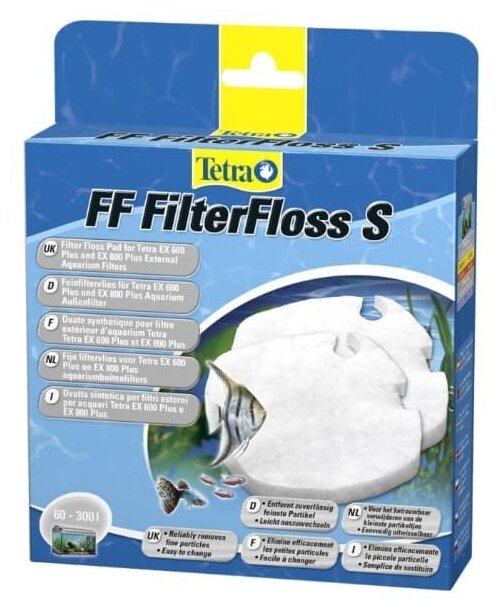 Губка Tetra FF FilterFloss, S, 2 шт