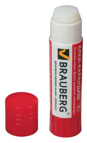 Клей-карандаш Brauberg 9 г (220869)