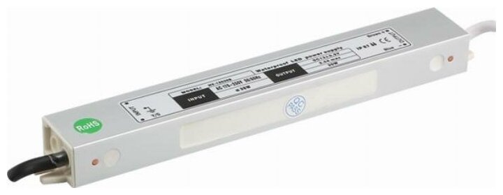 Блок питания JazzWay BSPS, 30 Вт, IP67, металлический корпус