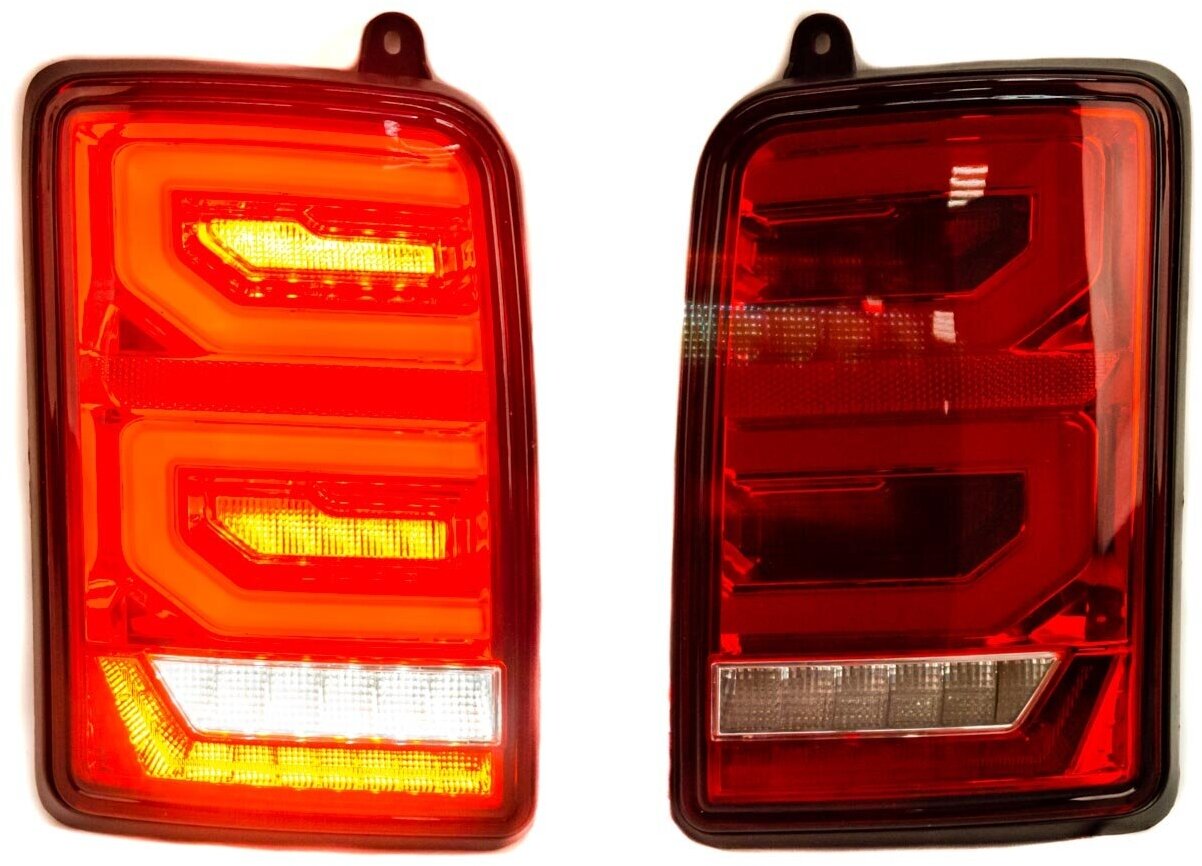 Диодные задние фонари TheBestPartner RED LED (красные) с бегающим повторителем для Лада 4х4, Нива Легенд 21213, 21214, 2131, Урбан